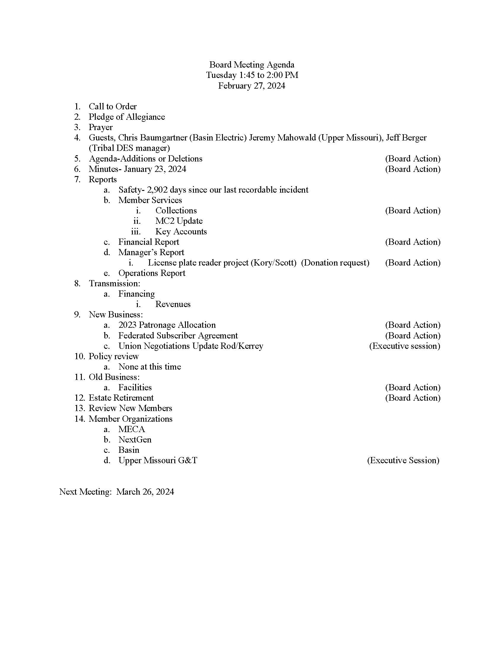 File Sheridan Electric Cooperative